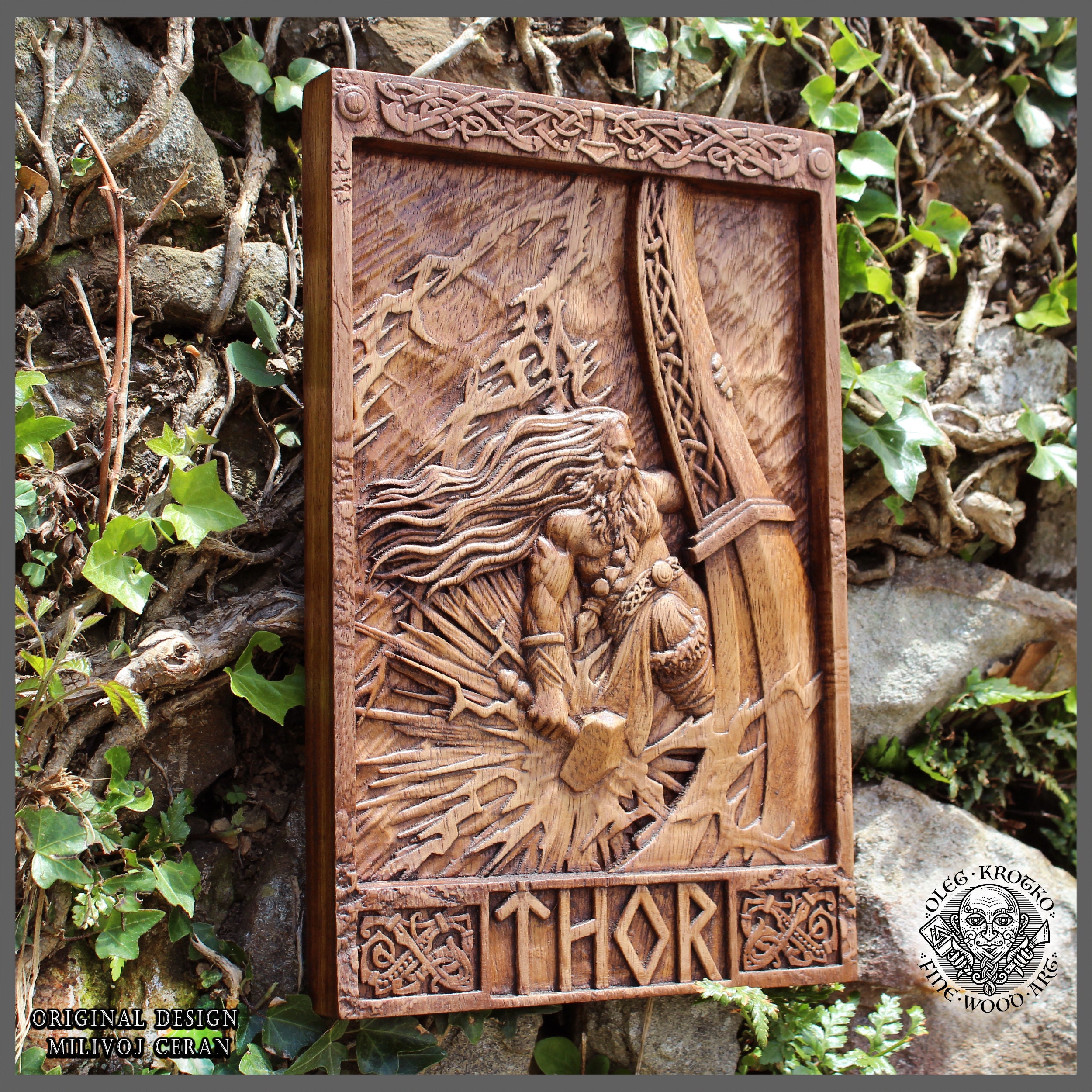 Thor Wood Carving Designs