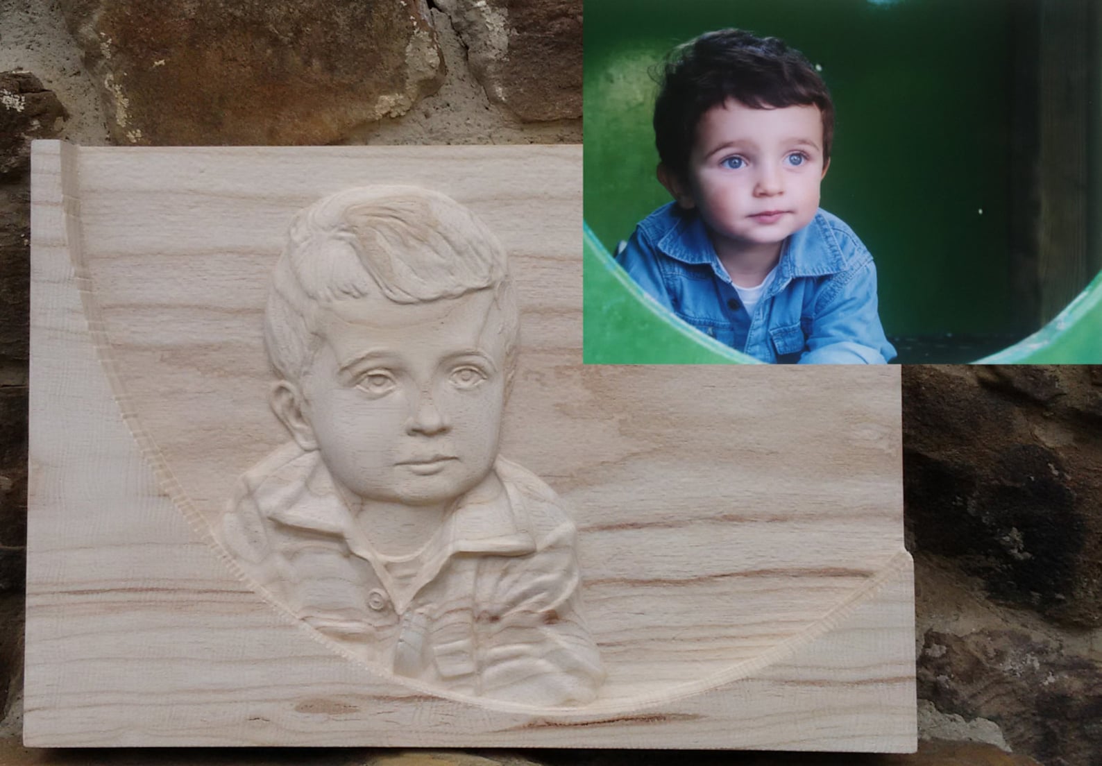 Realistic Custom Portrait Carving Wood Picture Wall Design - Etsy