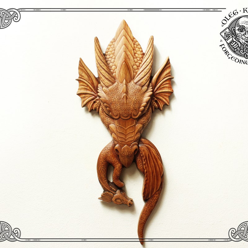Dragon Plaque - Etsy