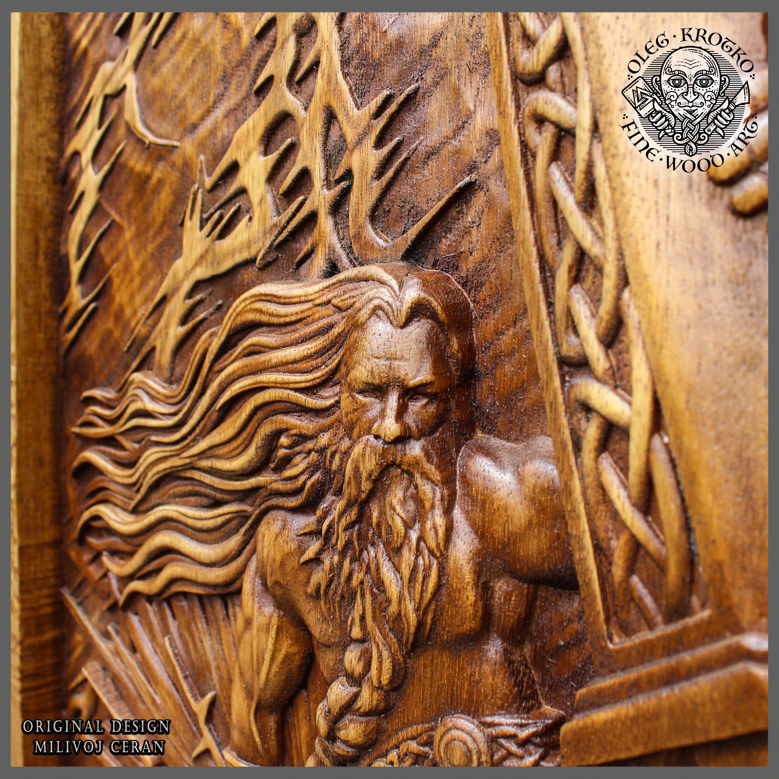 Thor Wood Carving Designs