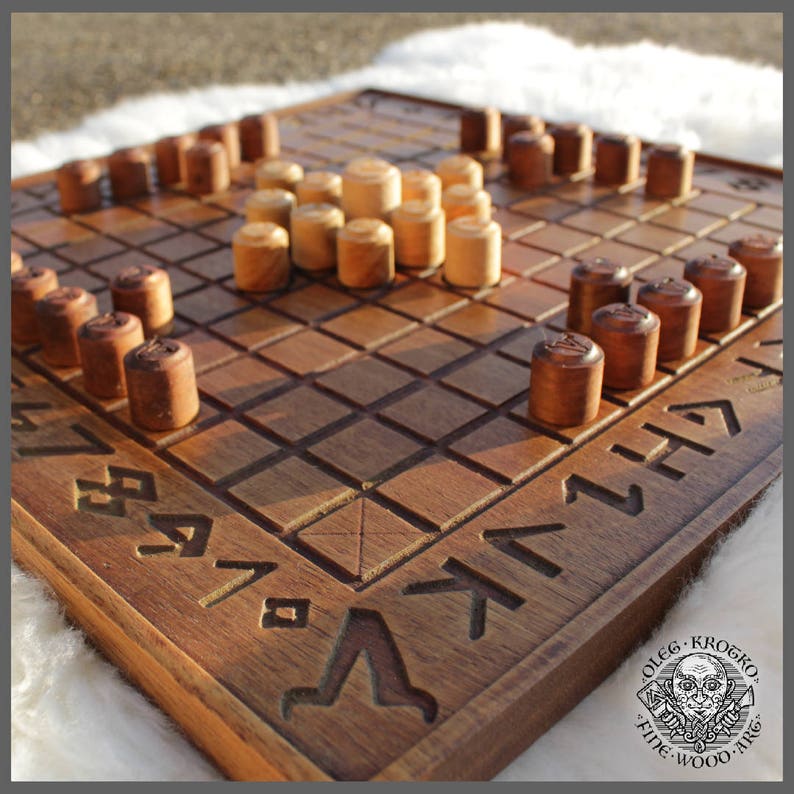 Hnefatafl Minnesota Viking Traditional Game Strategy Board | Etsy