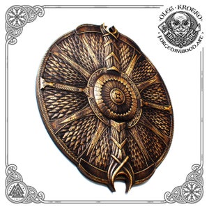 Magic Shield Best Gift for Viking Wood Carved Viking Wall - Etsy