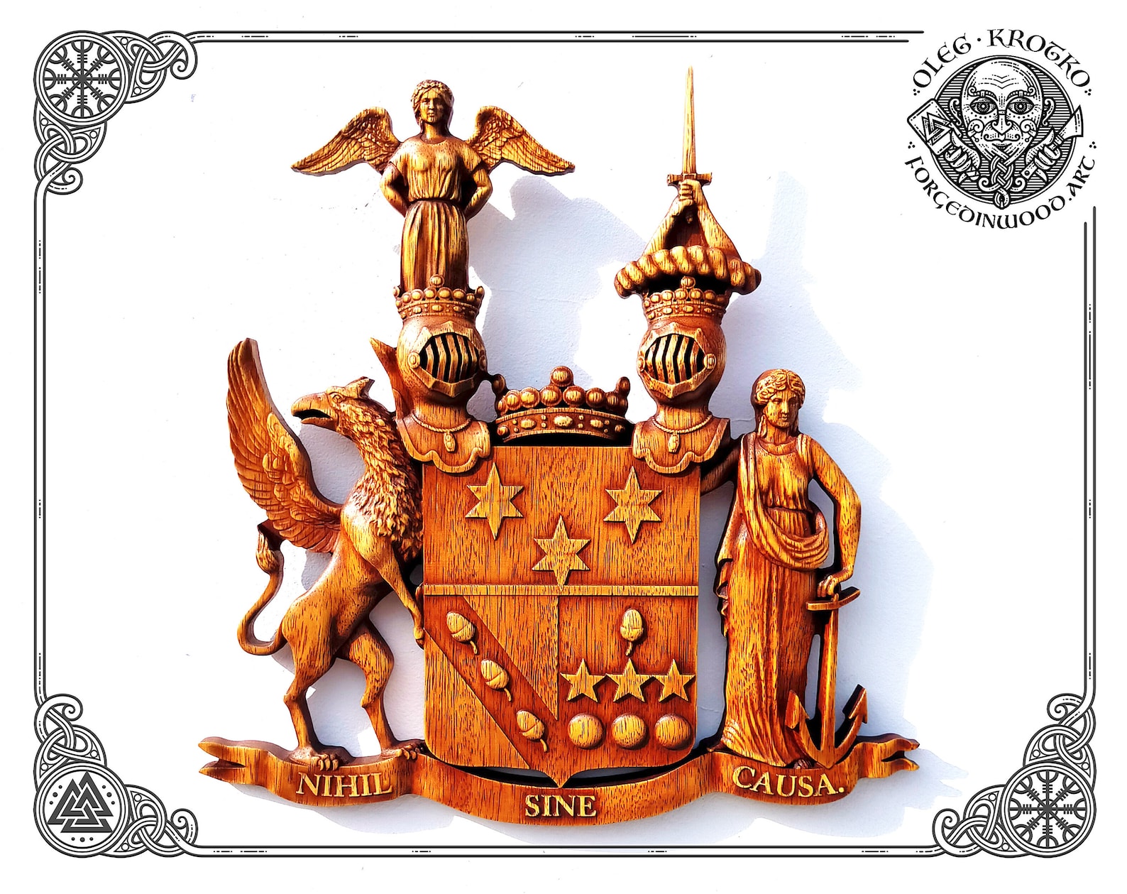 Example of Family Heraldic Symbols Coat Arms Custom Artwork - Etsy