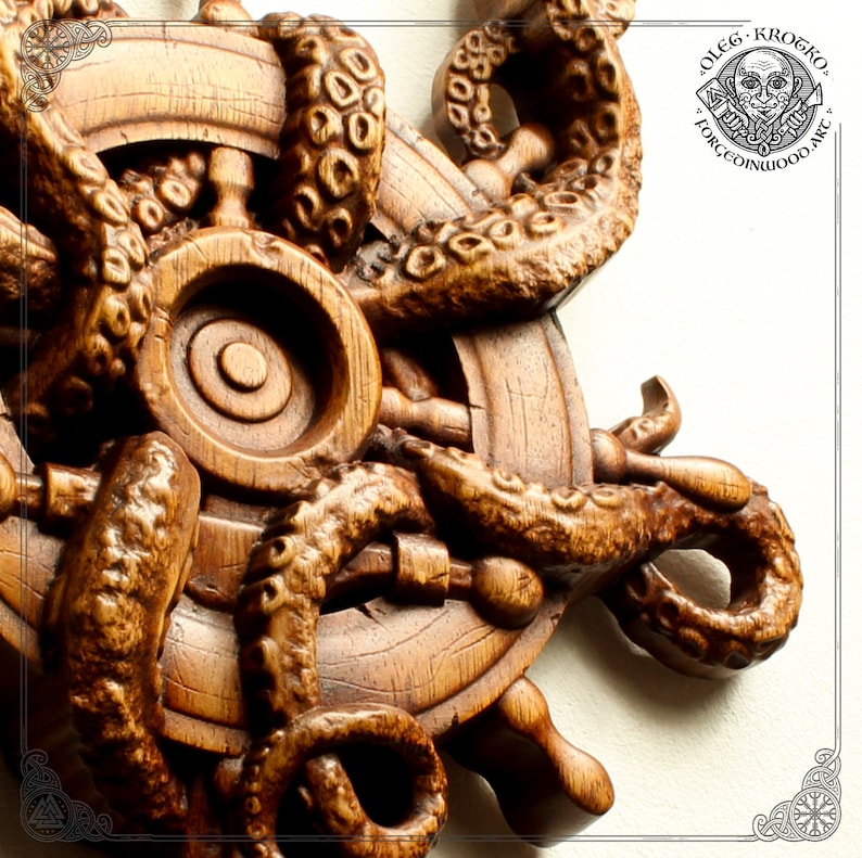 Best Gift to the Sailor Anchor Ship Helm Octopus Luxury - Etsy