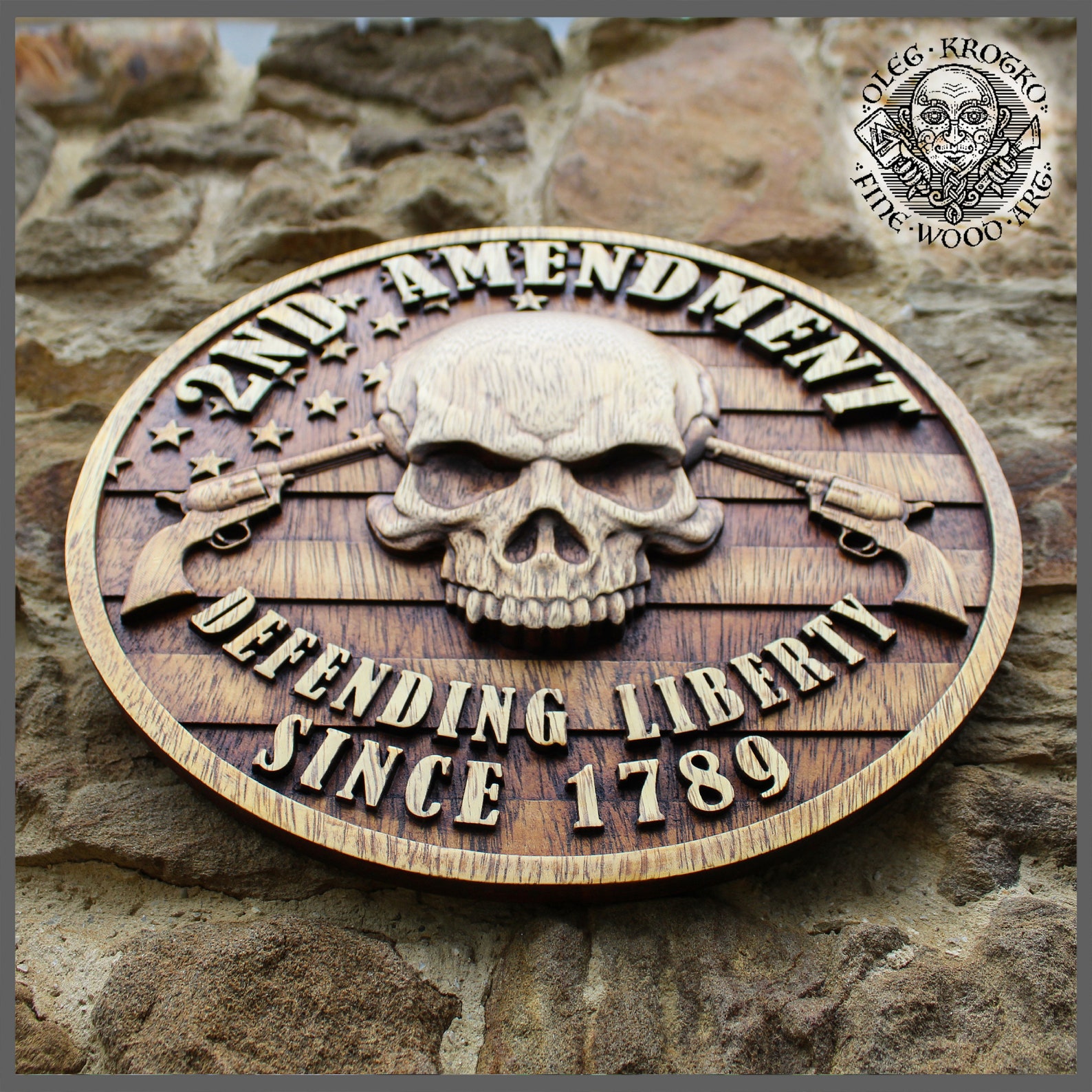 American Liberty Symbol Second Amendment Freedom Home Decor - Etsy