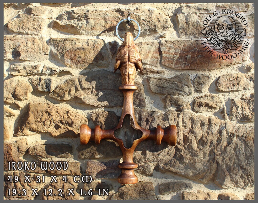 Wolf Cross Pagan Gods Viking Symbol Plaques Home Decor Norse Thor Odin ...