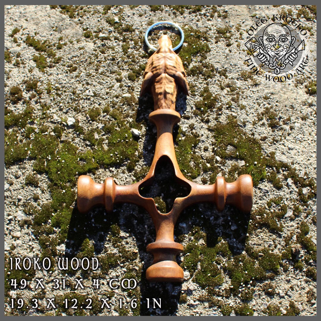 Wolf Cross Pagan Gods Viking Symbol Plaques Home Decor Norse | Etsy