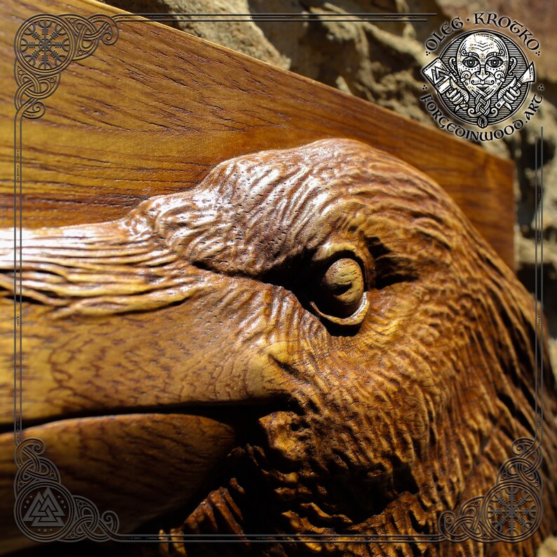 Straight From the Soul of the Raven. Luxury Wood Carving - Etsy