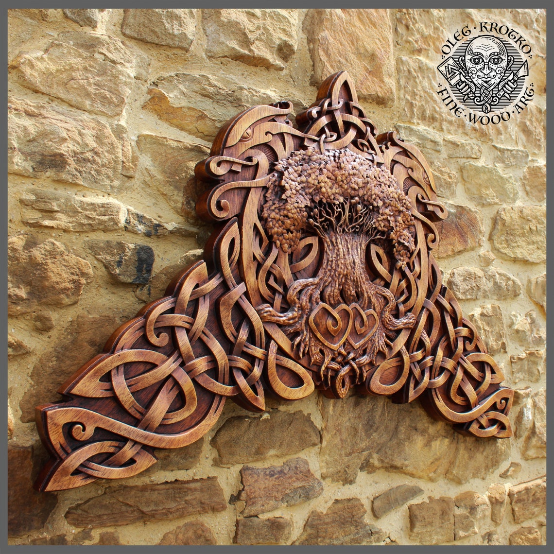 Wood Carved Norse Dragon Wall Hanging, Viking Art - Etsy