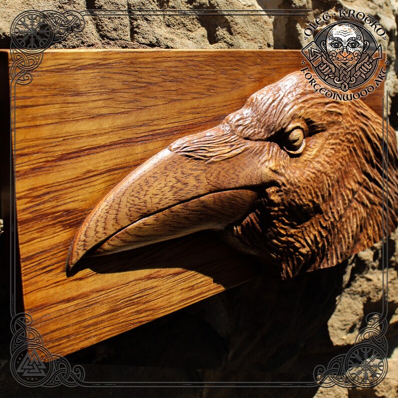 Straight From the Soul of the Raven. Luxury Wood Carving - Etsy