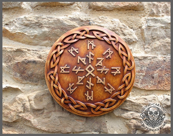 Attracting Customers Bind Rune Shield Magic Wood Witch Craft | Etsy