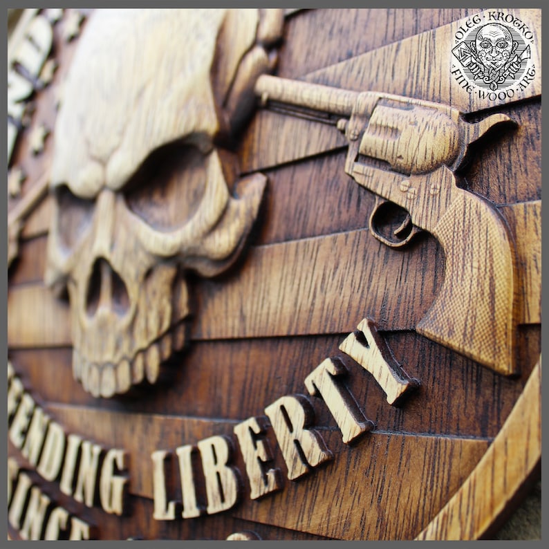 American Liberty Symbol Second Amendment Freedom Home Decor - Etsy