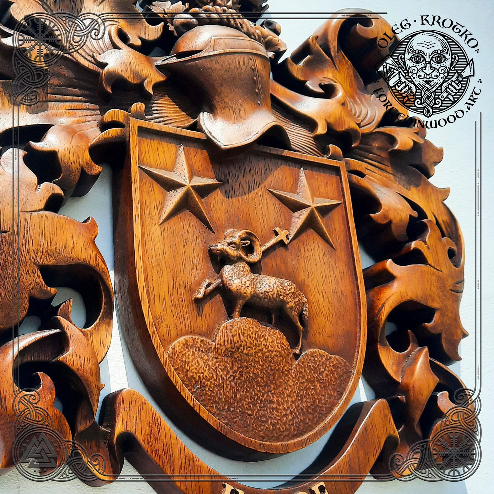 Example of Family Heraldic Symbols Coat Arms Custom Artwork - Etsy