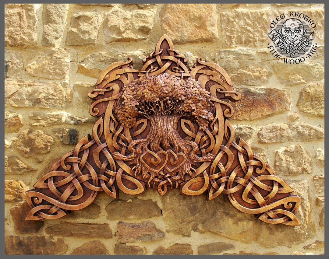 Wood Carved Norse Dragon Wall Hanging, Viking Art - Etsy