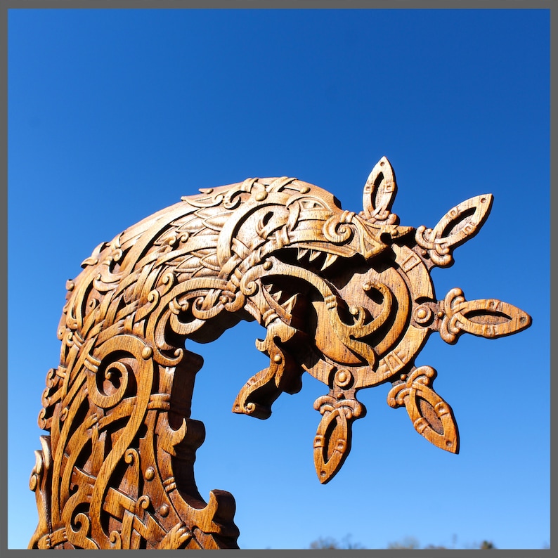 Fenrir Wolf Odin Vikings Decor Norse Art Thor Ethnic Wood - Etsy