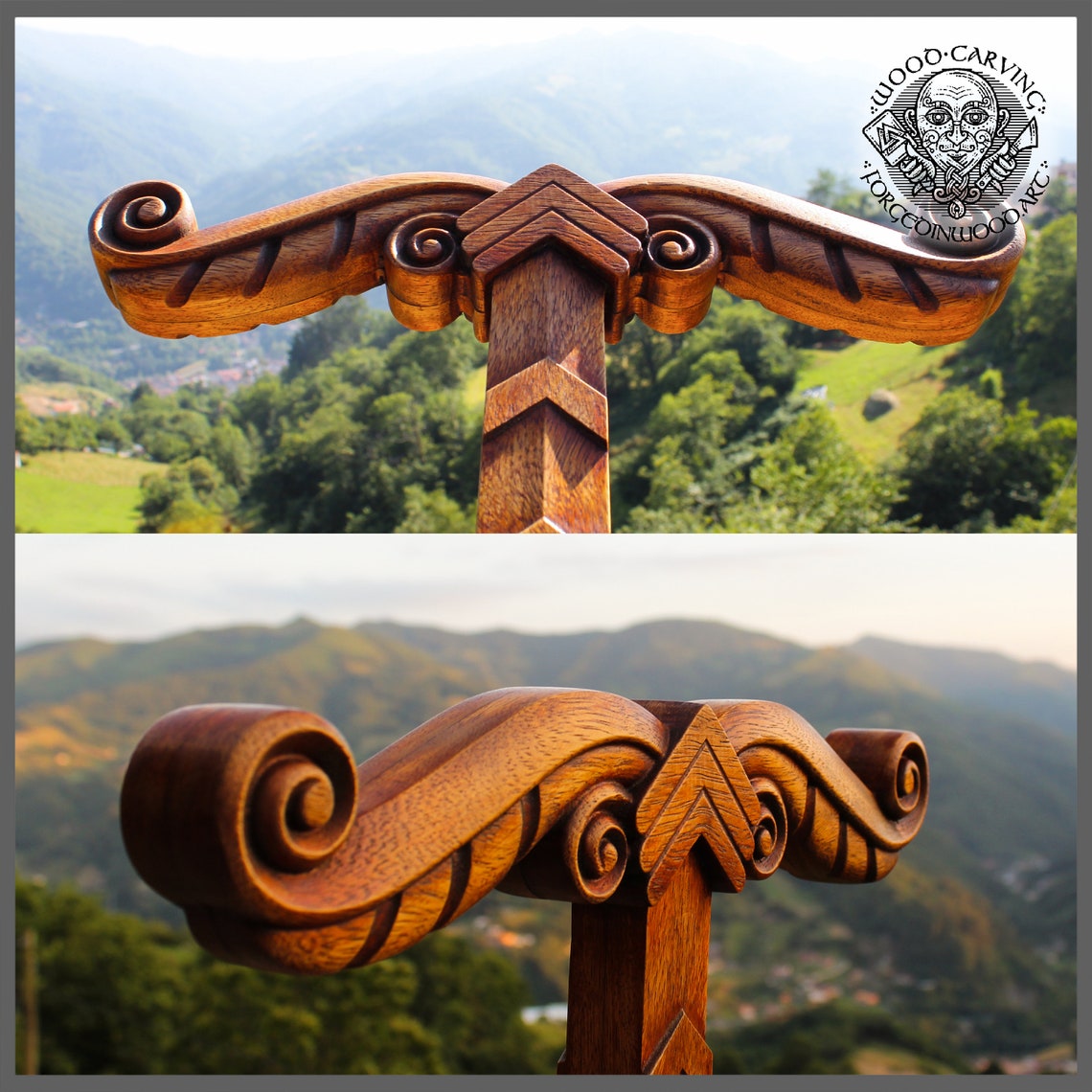 Irminsul Wood Carving Vikings Picture Home Decor Art Norse - Etsy