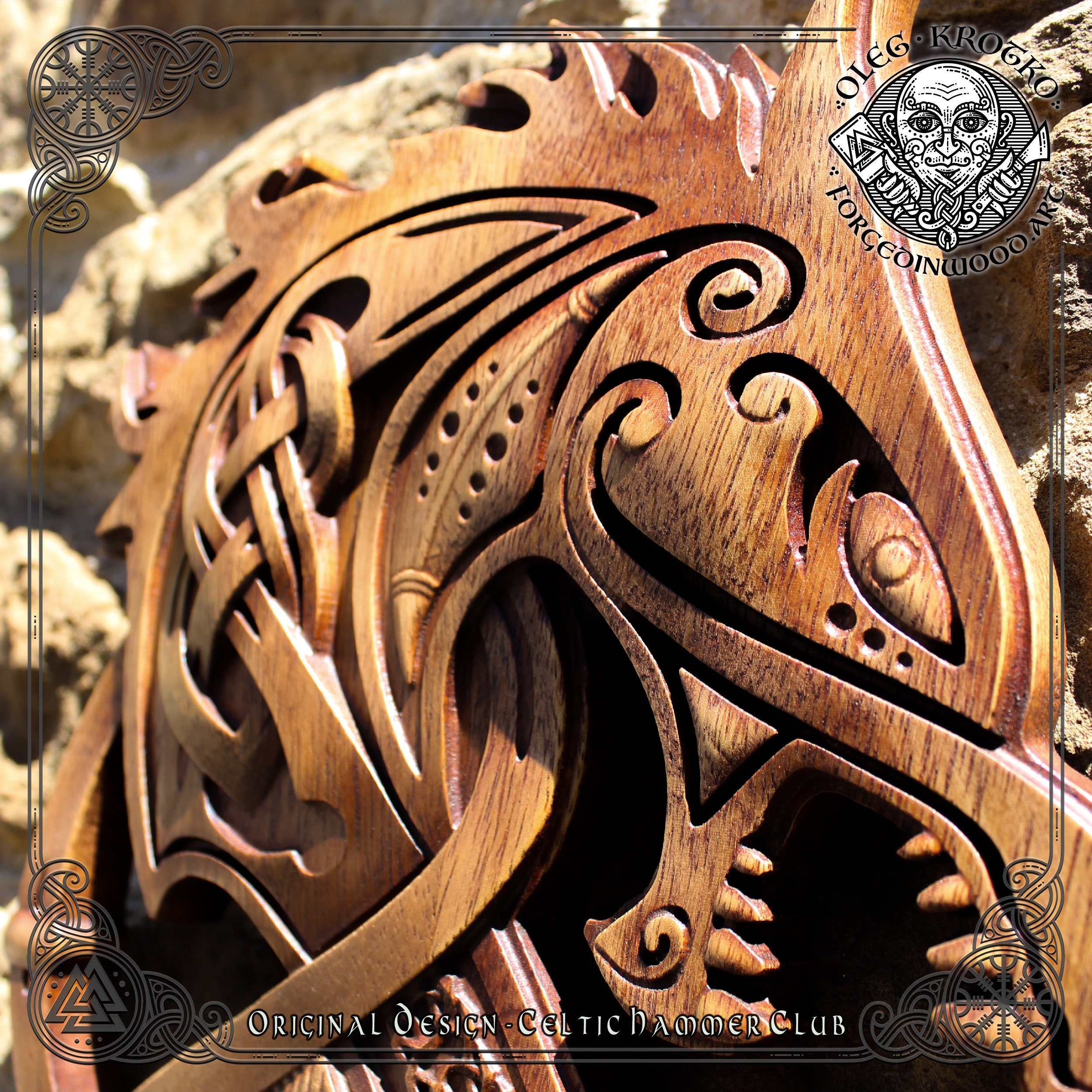 Luxury Carved Son of Loki Demon Wolf Fenrir Art From Norse - Etsy Norway