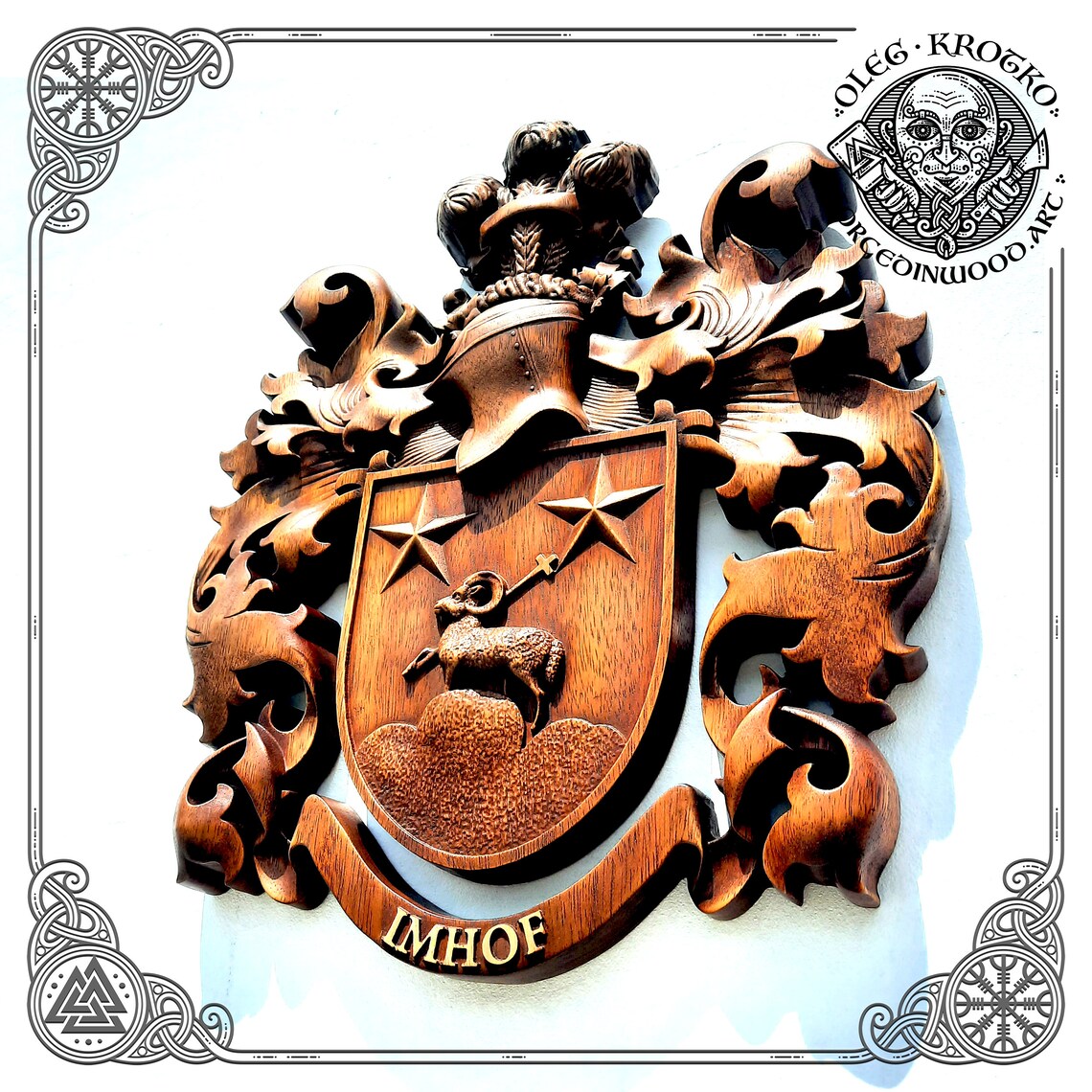 Example of Family Heraldic Symbols Coat Arms Custom Artwork - Etsy