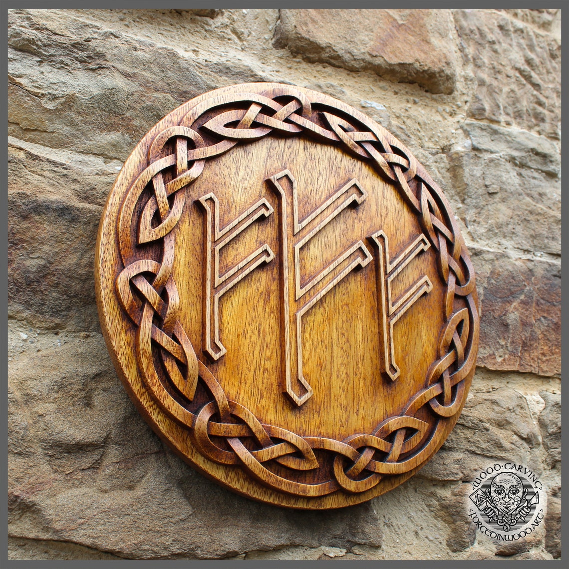 Triple FEHU, Magic Norse Runes for Expand of Your Business, Attract ...