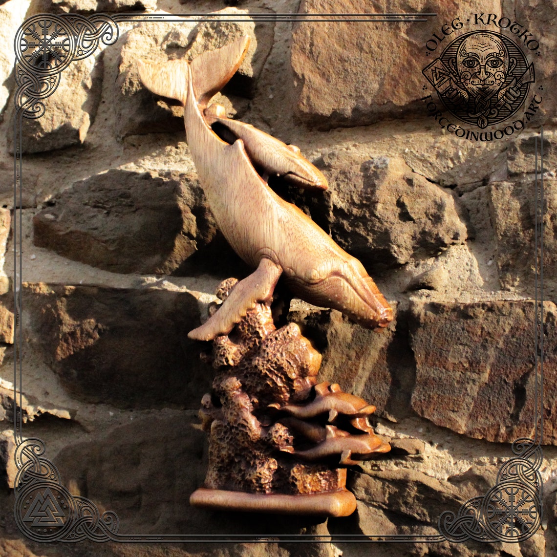 Blue Whale Realistic Wood Carving Ocean Life Animal Wild | Etsy