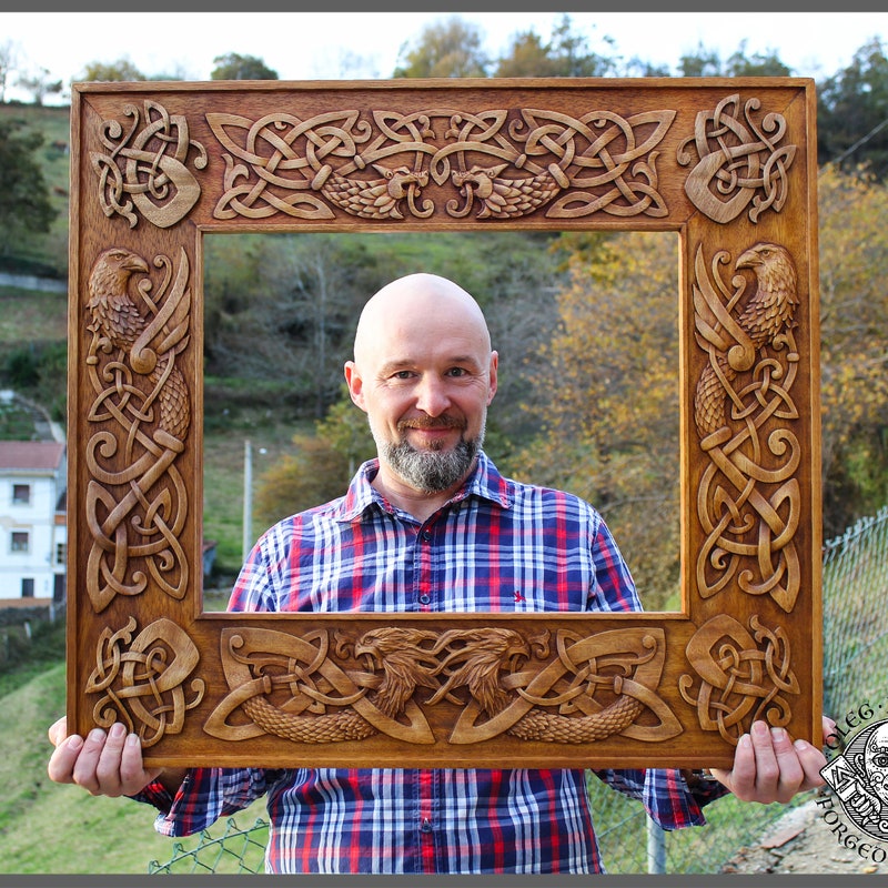 Viking Wood Carving - Etsy