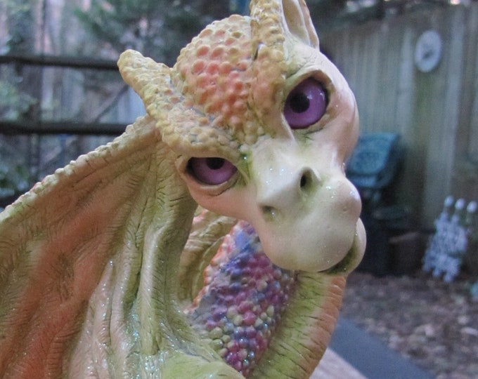 Beautiful and Very Rare Marty Sculpture Dragon Keep Mother Dragon ...