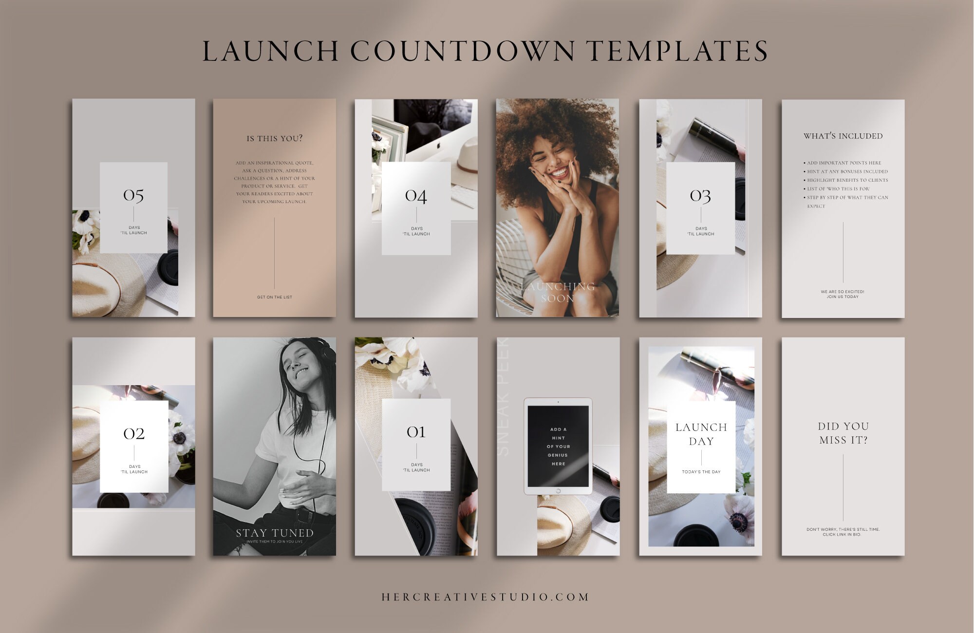 Social Media Launch Countdown Templates Canva Templates Instagram Post ...