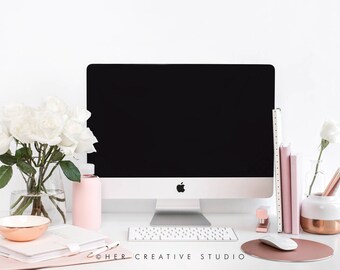 Rose Gold Desktop - Etsy