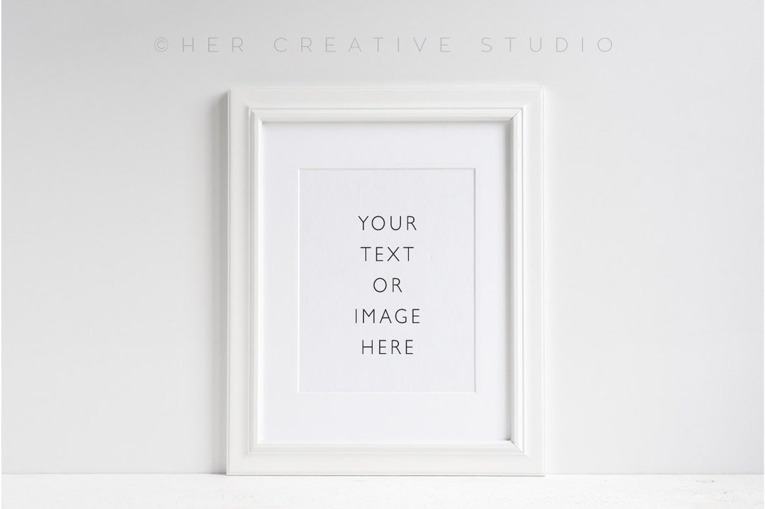 Stock Photograph of an Isolated White Picture | Product Frame | Frame ...