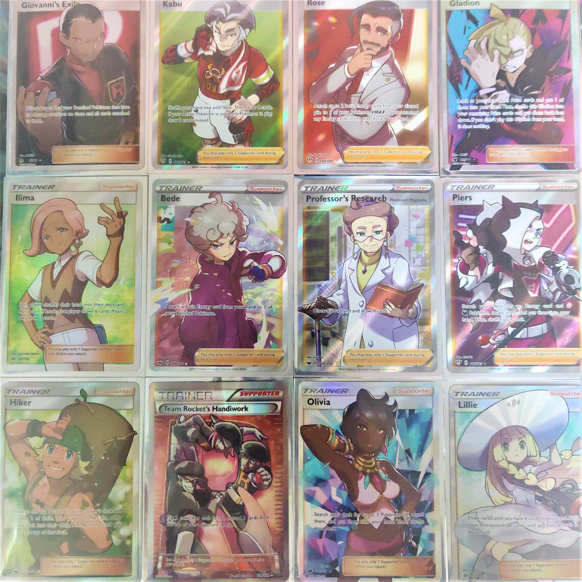 Pokemon Cards 80 Trainer Lot Extras Etsy