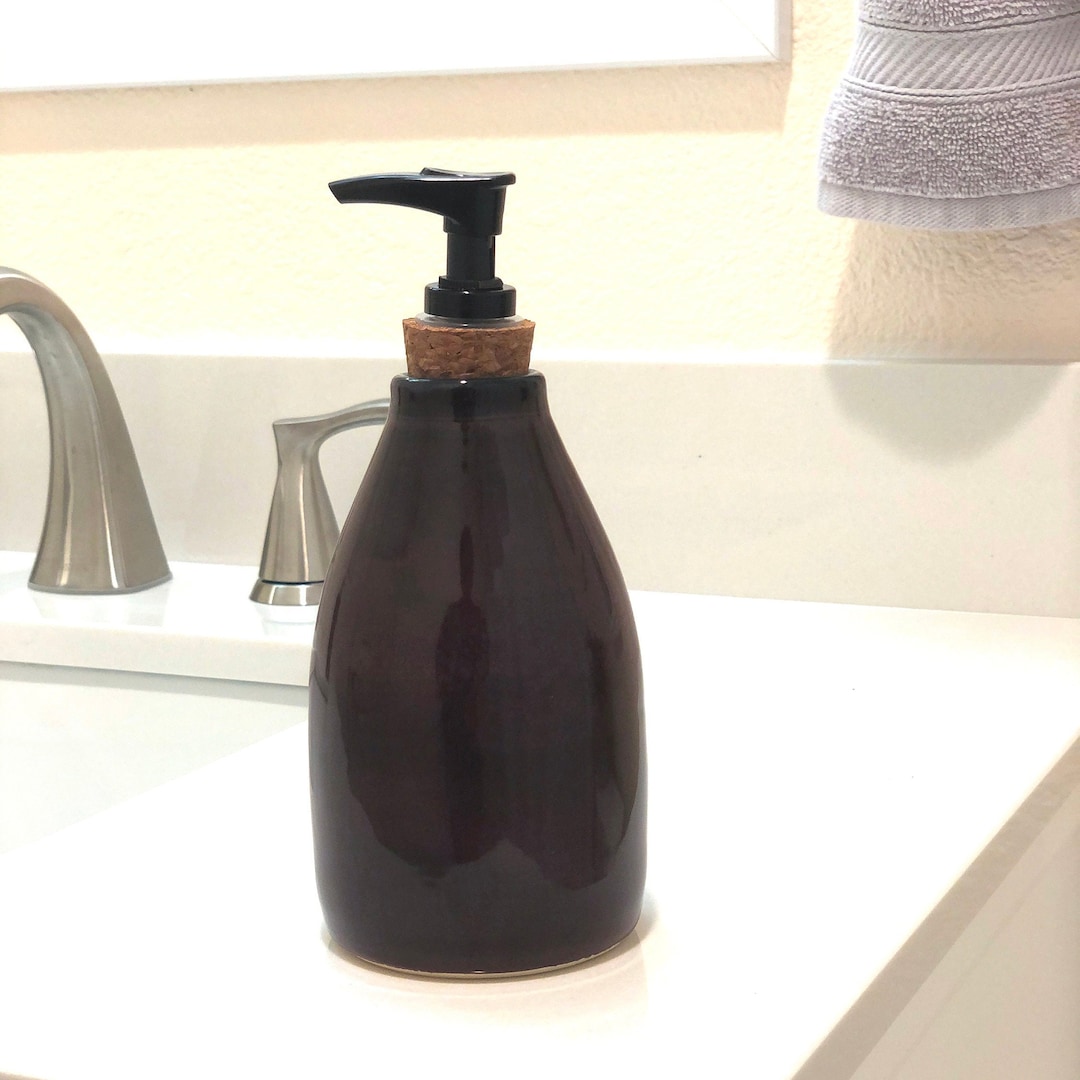 Deep Burgundy Soap Dispenser - Etsy