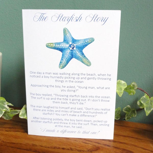 Starfish Bookmark - Etsy