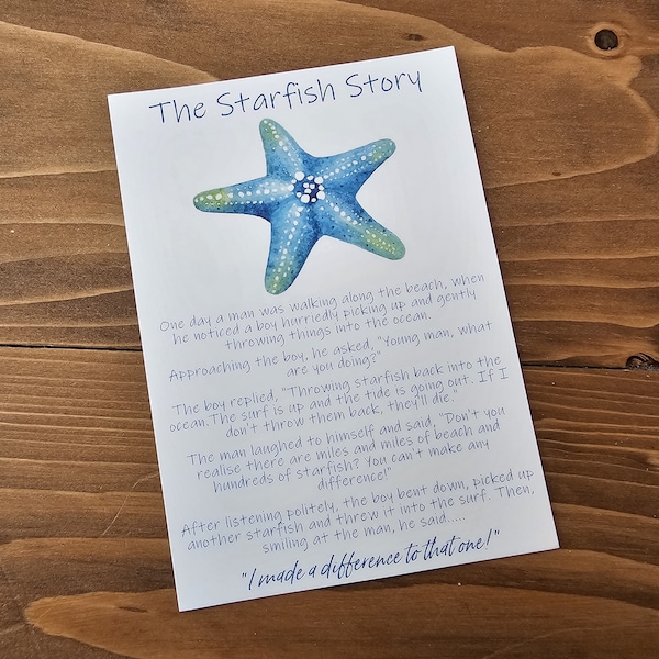 Starfish Story - Etsy