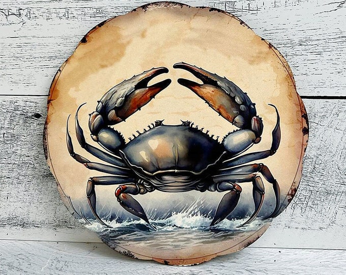 Maryland Blue Crab Table Hot Mat, Beach Kitchen Table Cork Back Trivet ...