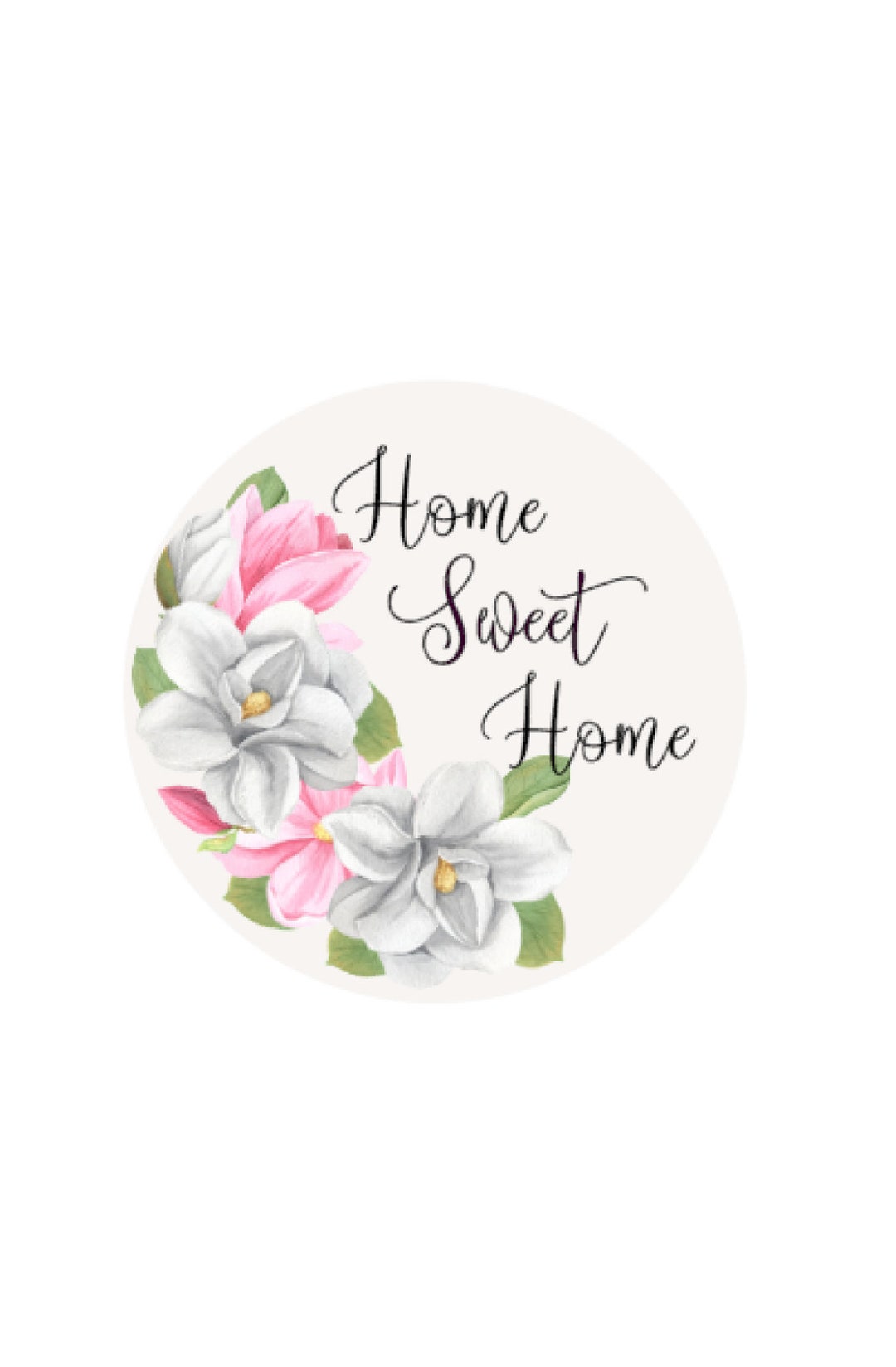 Home Sweet Home Magnolia Sign, Southern Magnolia Wreath Attachment ...