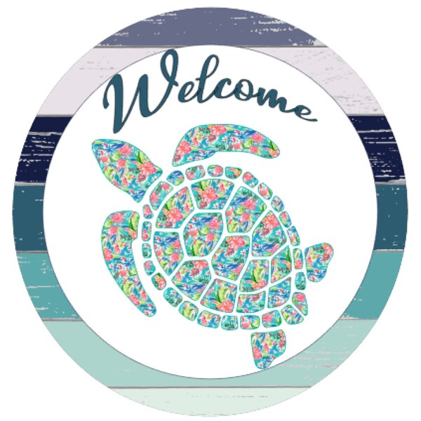 Wooden Sea Turtle Sign - Etsy
