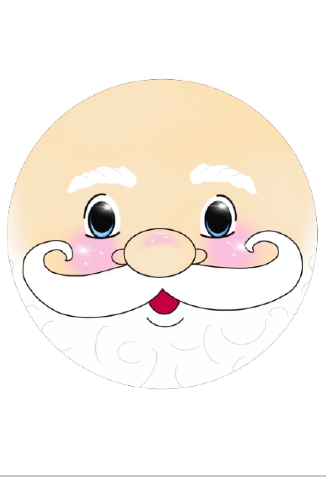 Santa Face Christmas Sign, Wreath Attachment,winter Supplies, Christmas ...