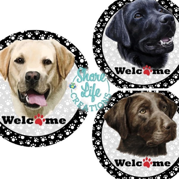 Chocolate Lab Wreath Sign - Etsy