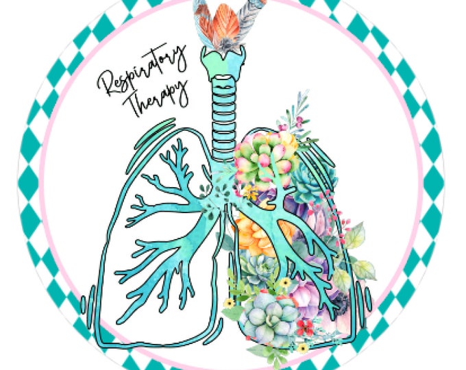 Respiratory Therapy Sign, Front Line Worker Wreath Attachment, Health ...