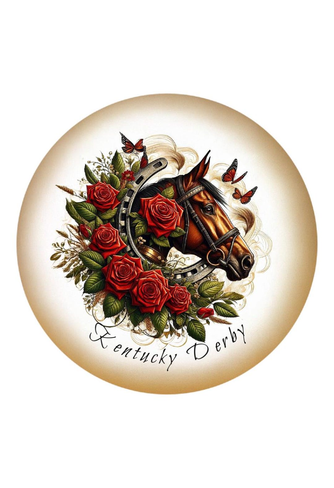 Kentucky Derby Sign, Race for the Roses, Wreath Attachment, Summer ...