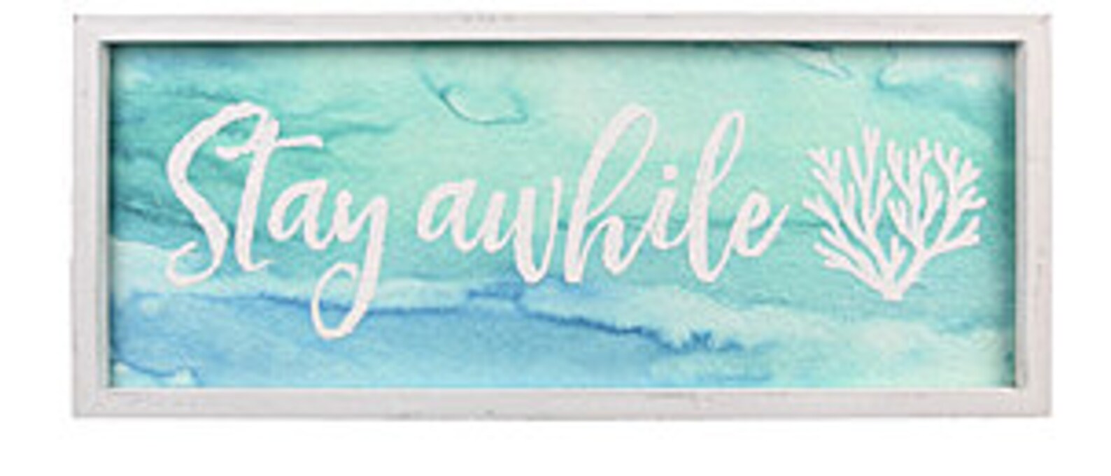 Stay Awhile 3D Coastal Wood Art Wall Picture Beach Home Decor - Etsy