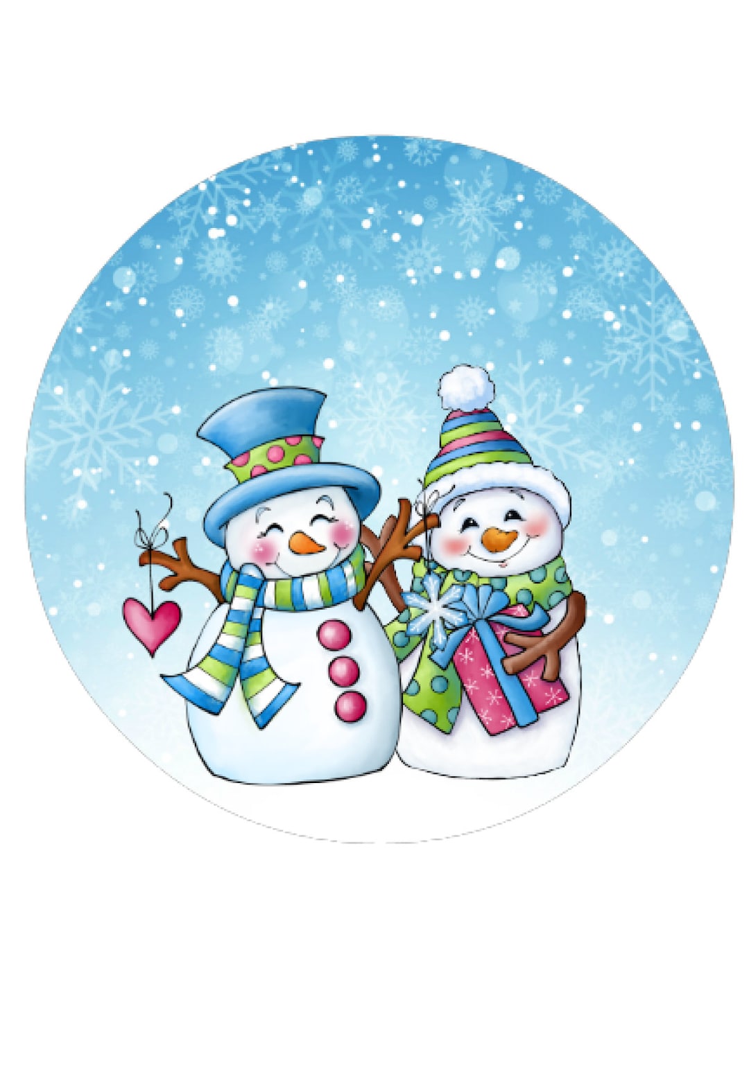 Snowman Couple Winter Sign, Wreath Attachment,winter Supplies,snowy ...