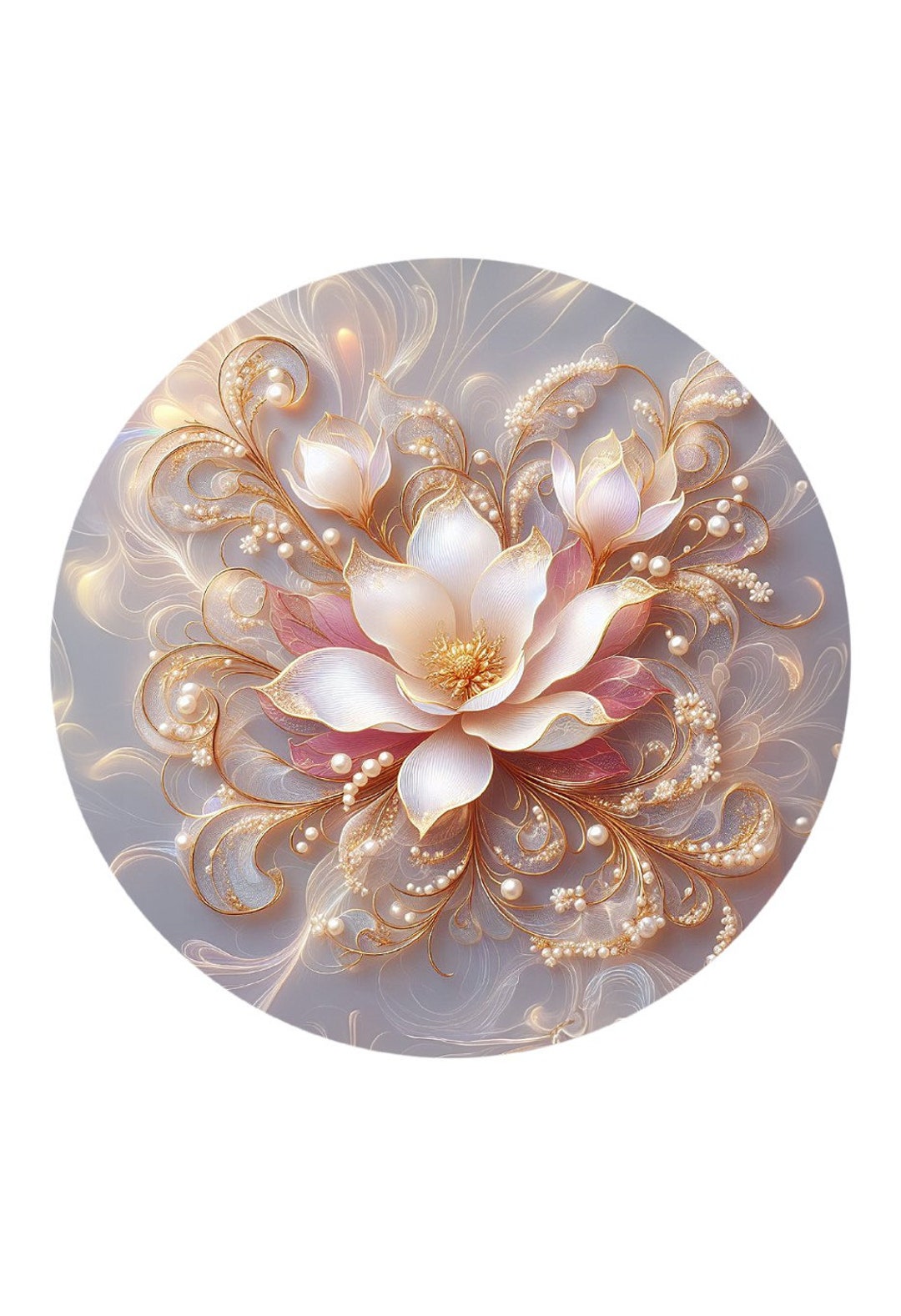 Elegant Magnolia Sign, Floral Metal Wreath Sign, Nature Sign, Country ...