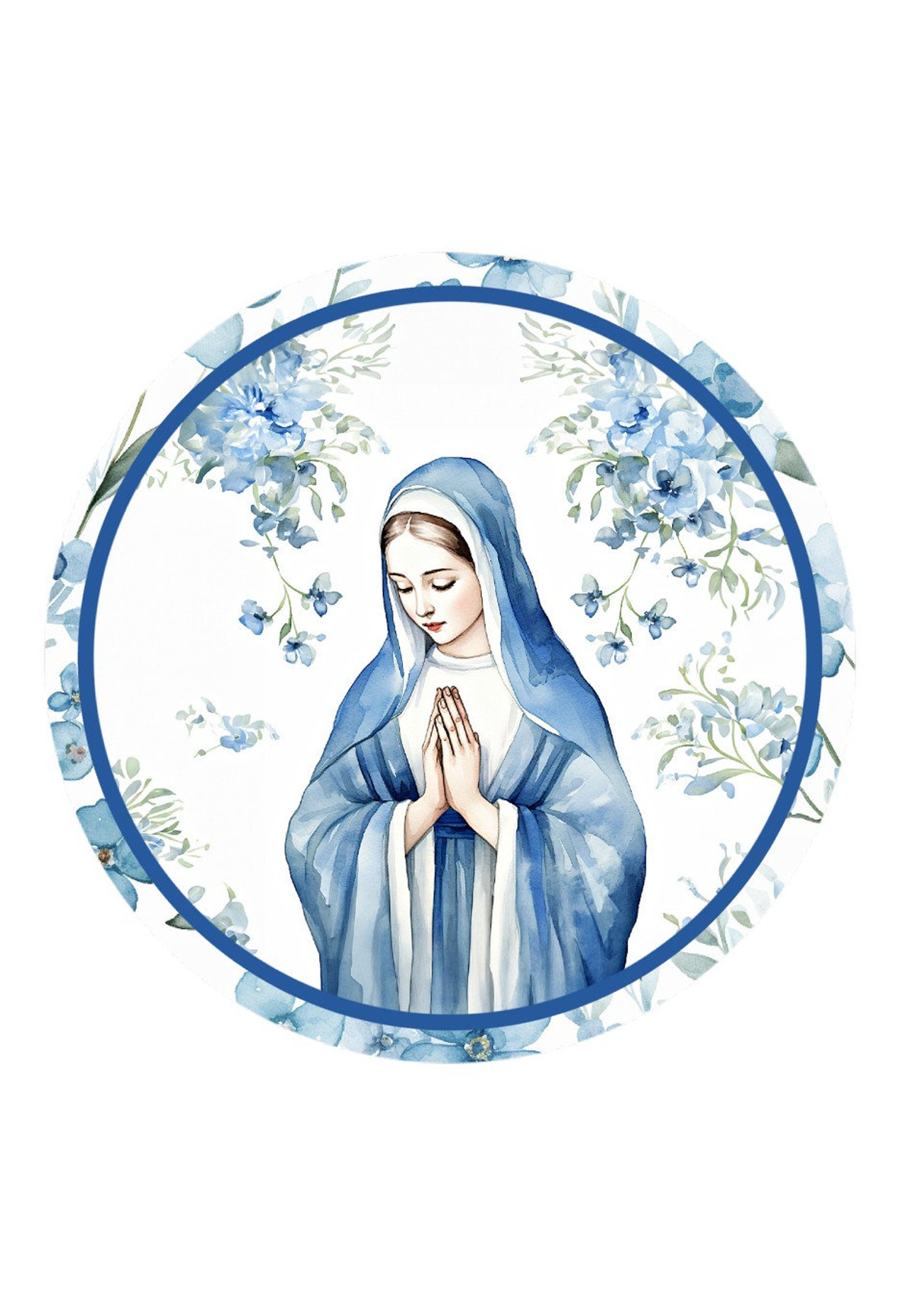 Holy Catholic Woman Religious Sign, Mother Mary Easter Sunday Sign ...