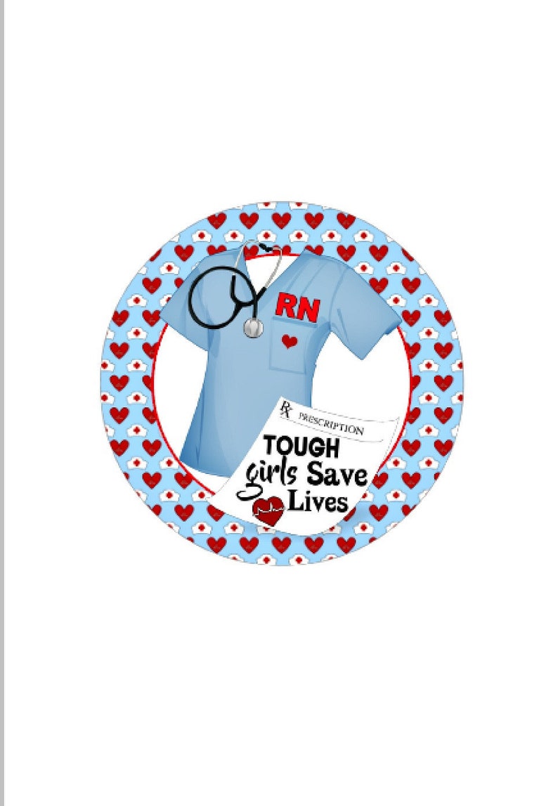 RN Nurse Sign Wreath Attachment Love a Nurse Nursing - Etsy