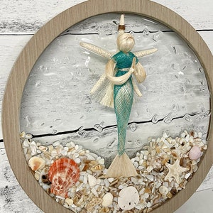 Coastal Angel Starfish Wall Art Picture, Beach Home Decor, Coastal Home ...