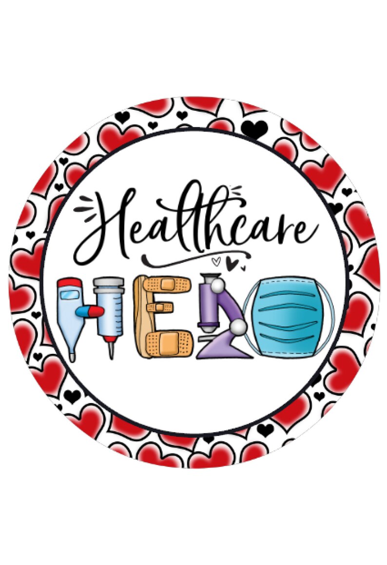 Health Care Hero, Nurse Sign, Medical Sign, RN Nurse Sign, Wreath ...