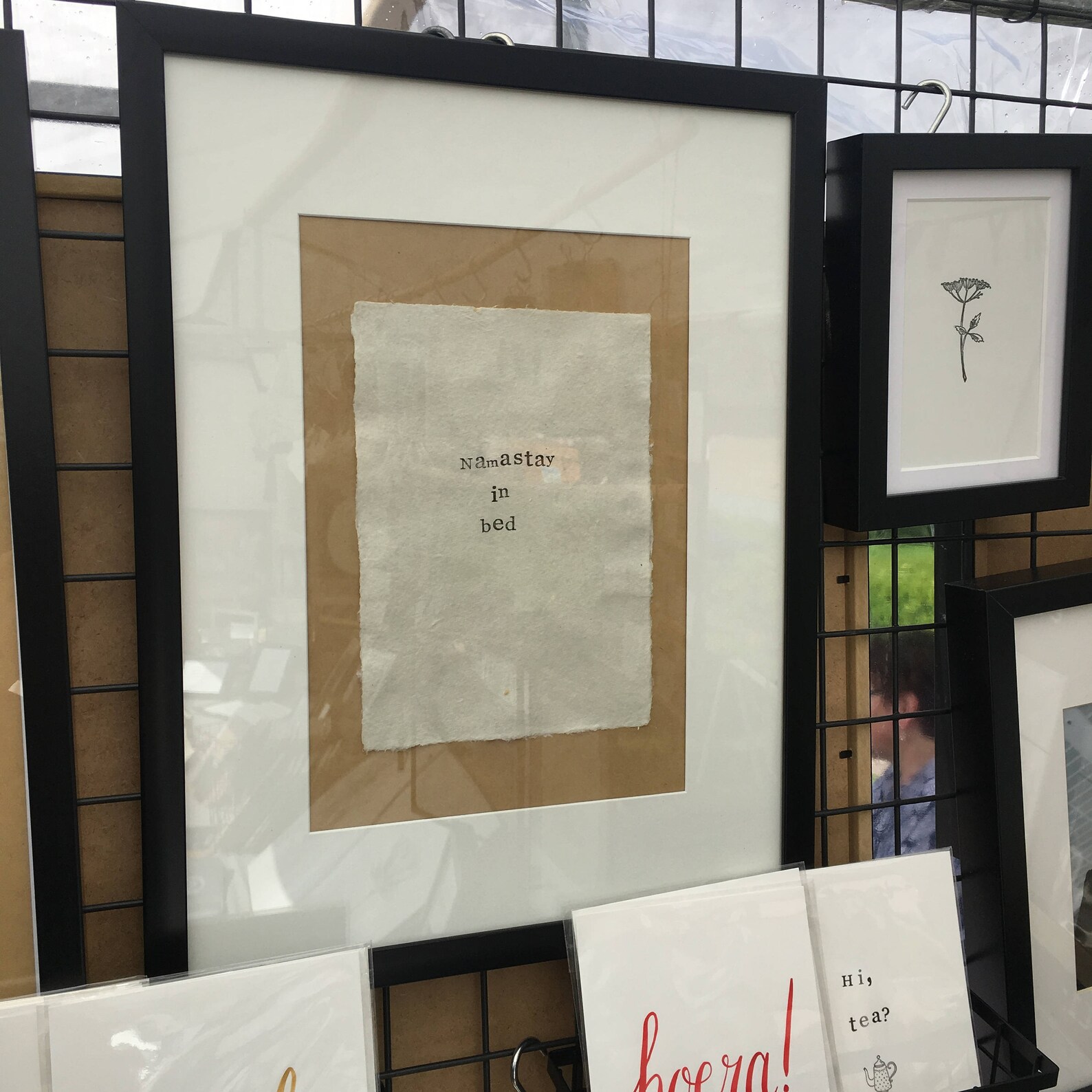 Frame 'namastay in Bed' 34x44 Cm - Etsy