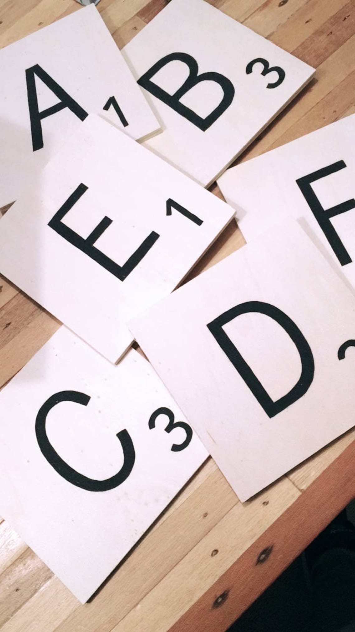 Scrabble Tiles Alphabet - Etsy