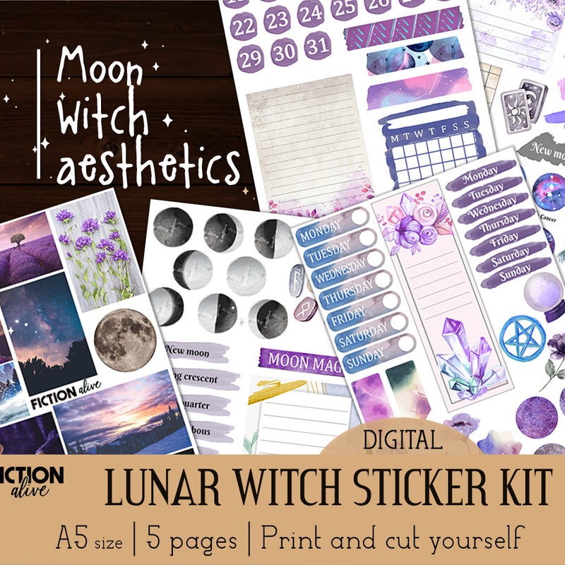 Witch Planner Stickers - Etsy